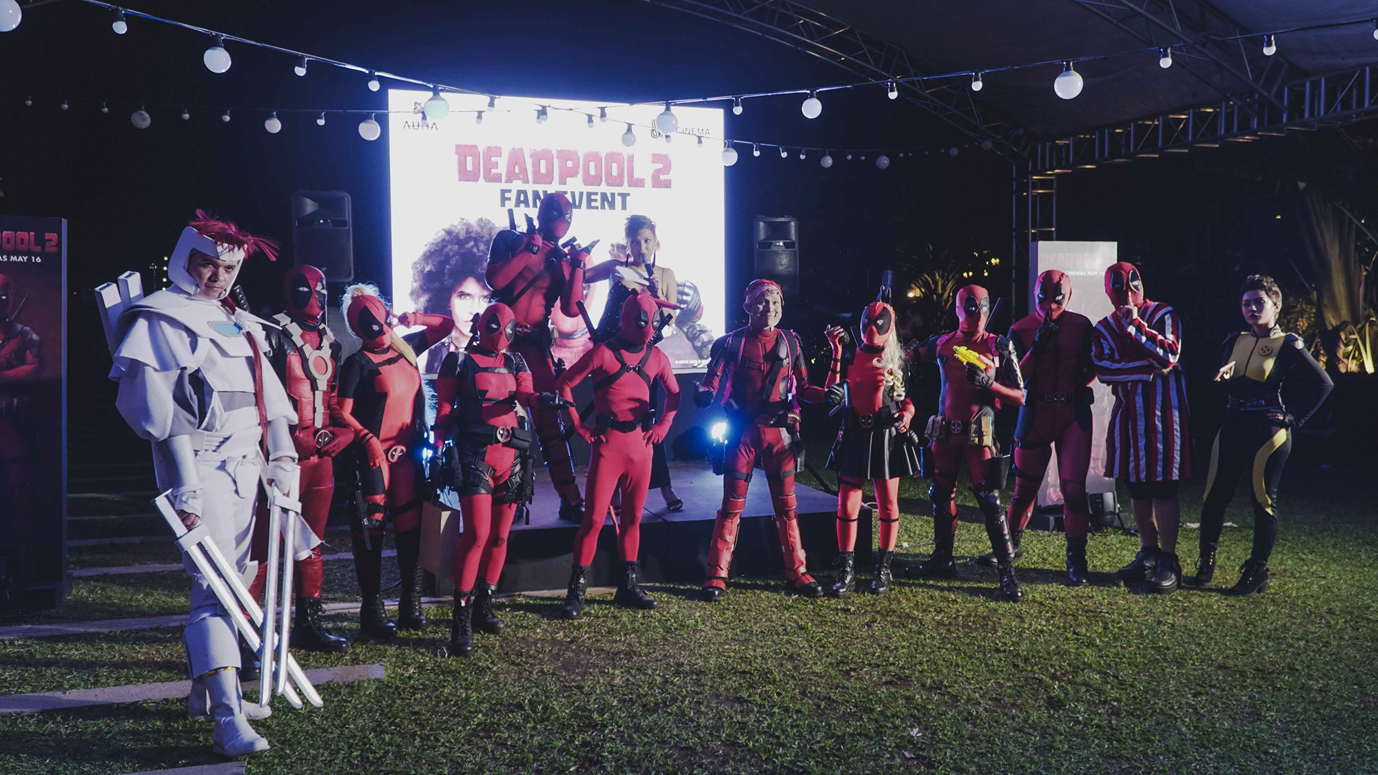 The X-Force cosplayers at the first Deadpool Fan Event – PELIKULA MANIA