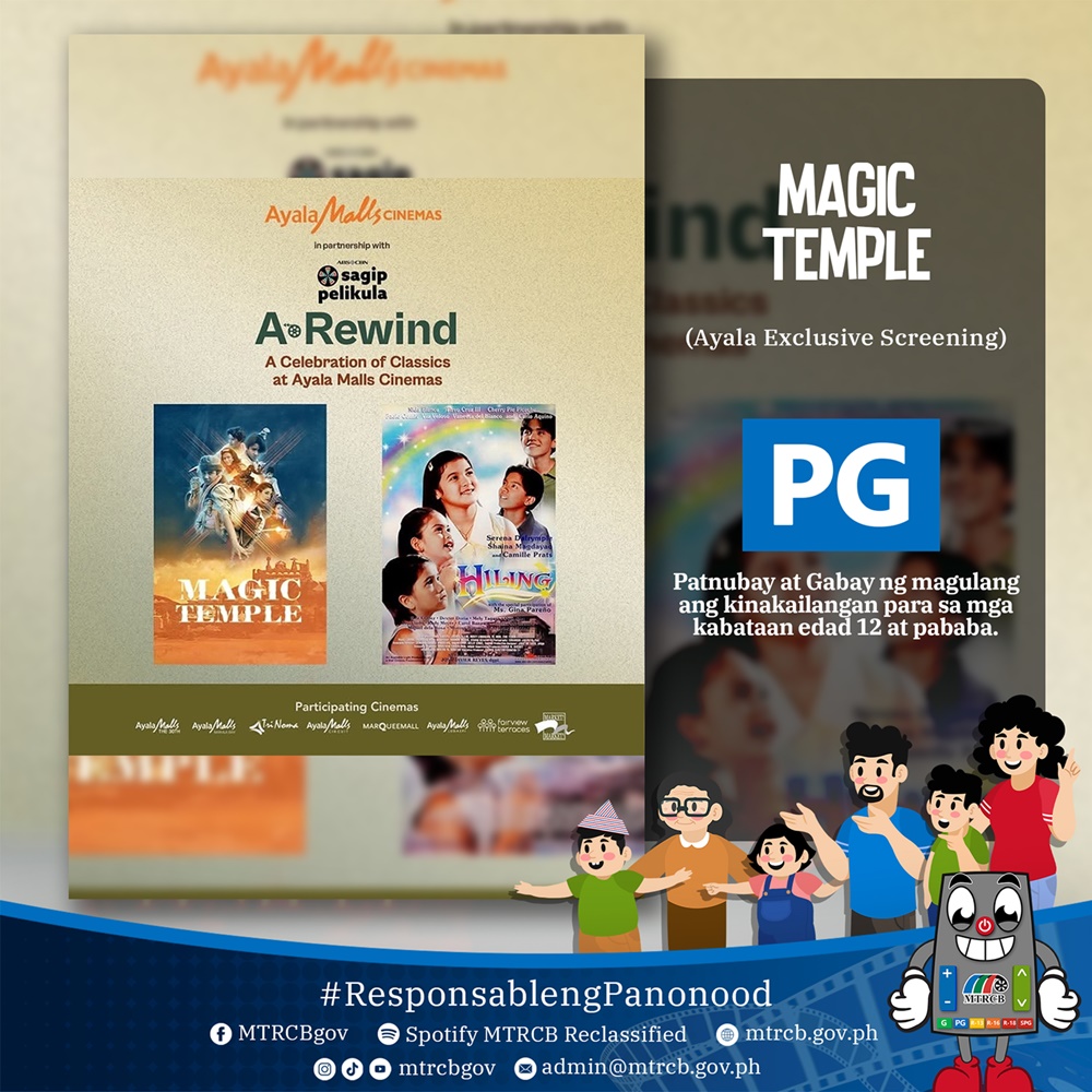 MTRCB Supports Theatrical Relaunch of Filipino Film Classics